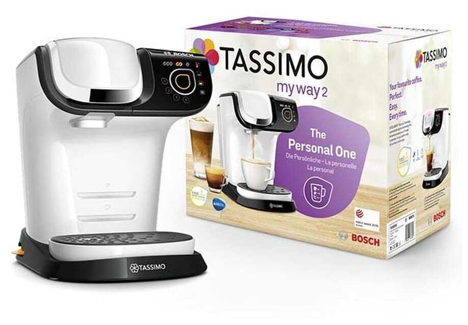 Капсульная кофеварка Bosch Tassimo TAS6504, 1500Вт, цвет: белый 💬Отзывы ...